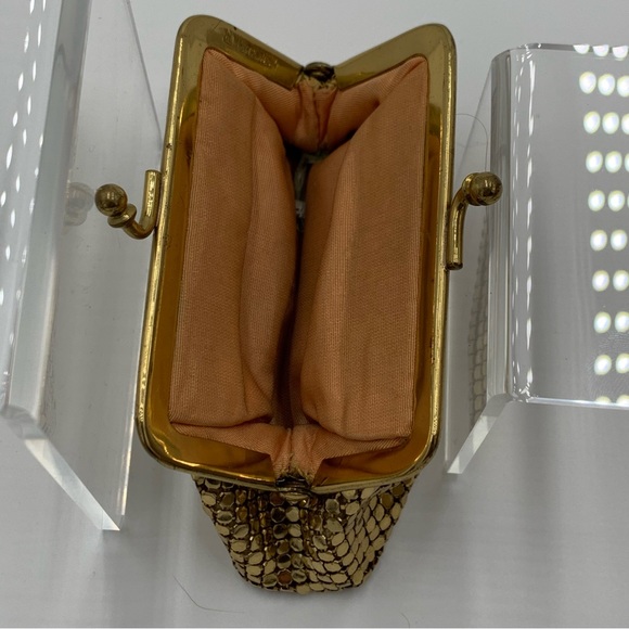 Whiting & Davis | Bags | Vintage Golden Whitting Davis Change Purse ...